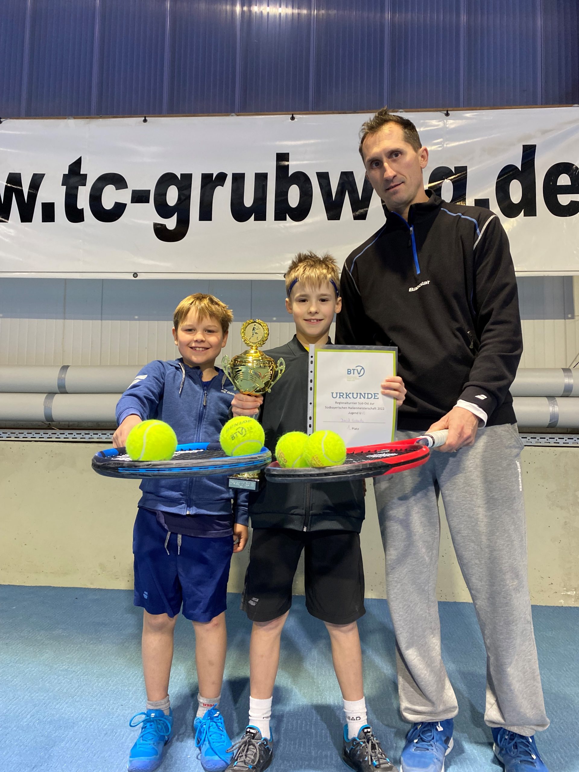 Erfolgreiches Grubweger Nachwuchs-Duo! - DJK TC Passau Grubweg e.V.